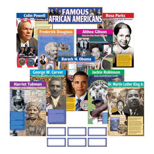 Teacher Created Resources Famous African Americans Bulletin Board Set ...