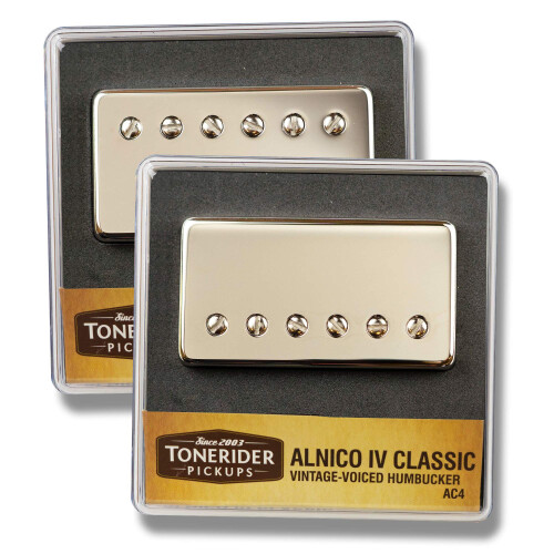 Tonerider AC4 Alnico IV Classic Vintage humbucker neck & bridge set ni ...