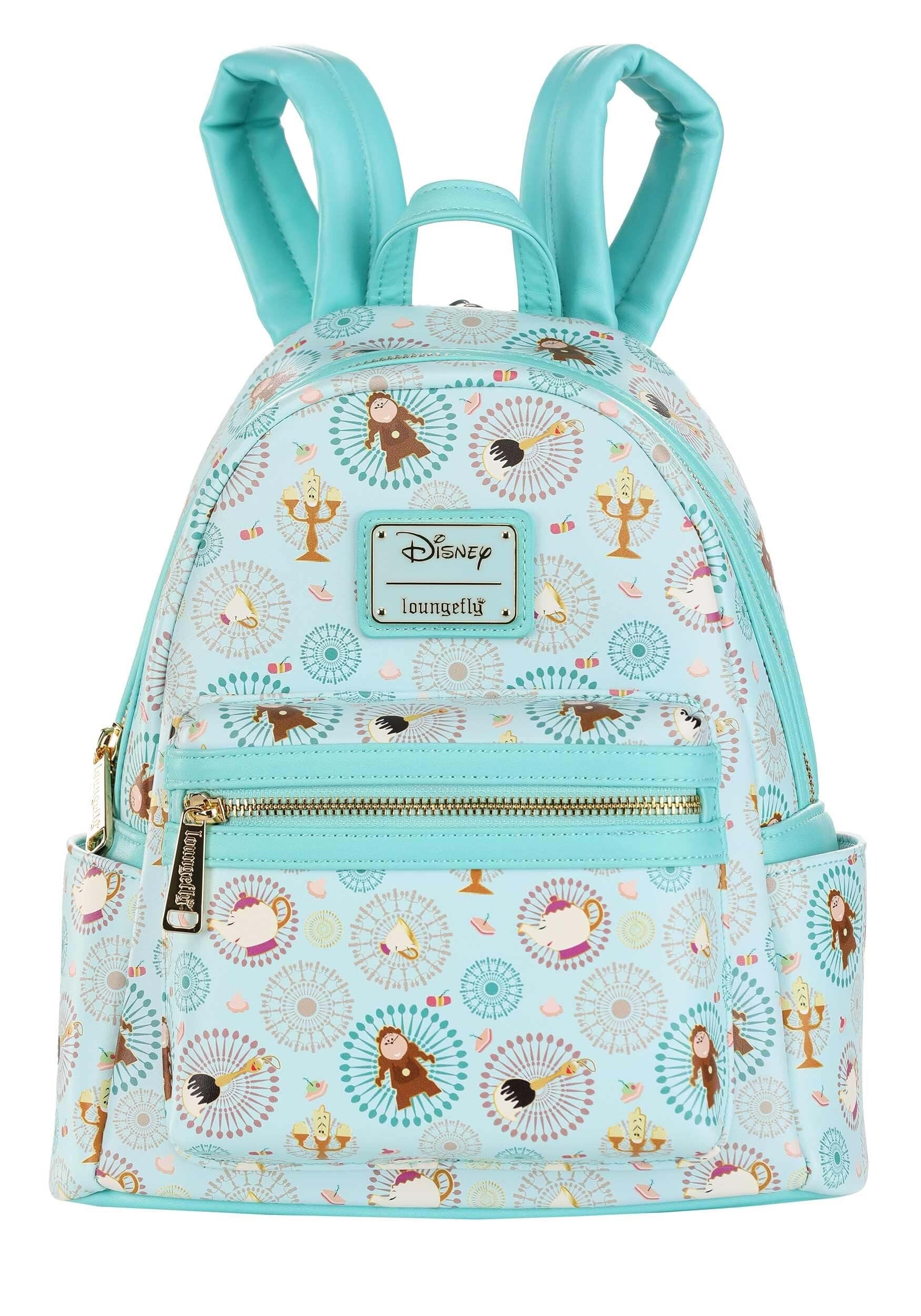 Loungefly Beauty and the Beast Be Our Guest Mini Backpack Exclusive Ba ...