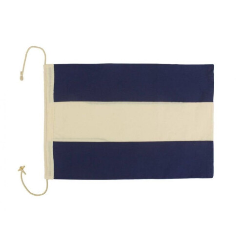Hampton Nautical Letter D Nautical Cloth Alphabet Flag on OnBuy