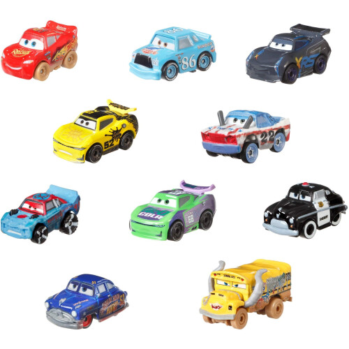 Disney Pixar Cars Metal Mini Racers Variety 10 Pack on OnBuy