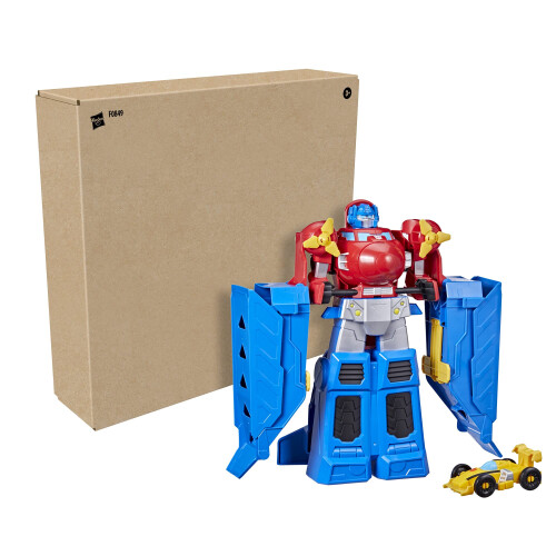 Transformers Optimus Prime Jumbo Jet Wing Racer Playset with 4.5inch ...