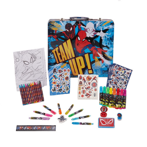 Innovative Designs Marvel Spiderman Deluxe Activity Set with Carrying ...