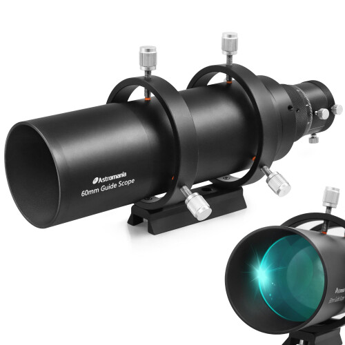 Astromania 60mm Compact Deluxe Finder & Guidescope Kit with 1.25 ...