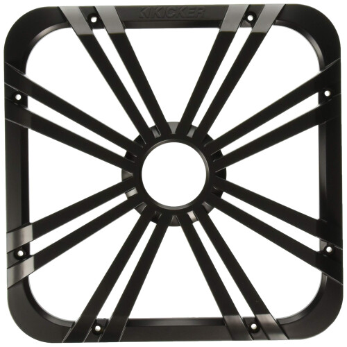 Kicker 12-inch (30cm) Square Subwoofer Grille for 11S12L7 LED Charcoal ...