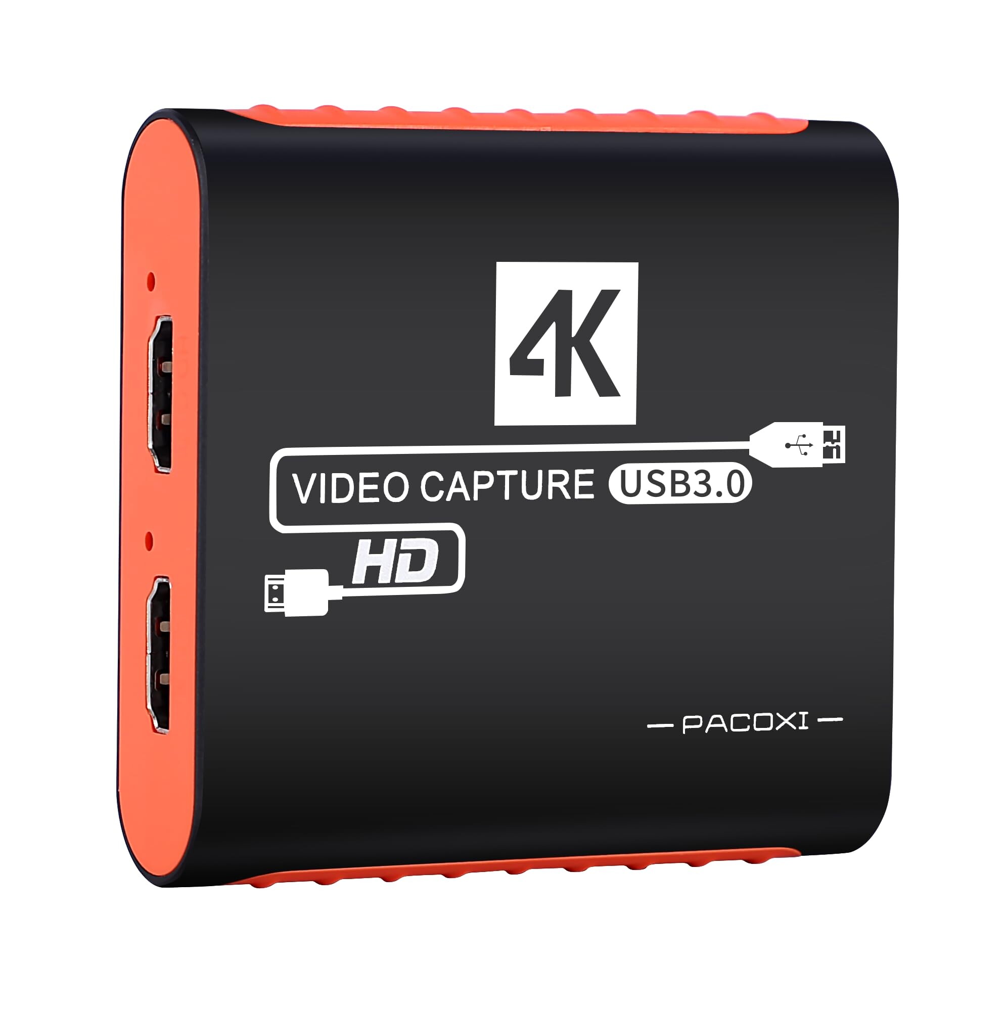 Capture Card with 4K Passthrough USB3.0 1080P 60FPS HDMI Video Cam Link ...