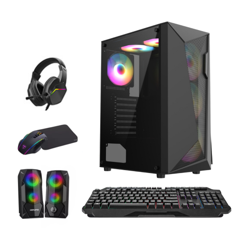 Fast Gaming PC Bundle Core i5 16GB Ram 1TB+128GB SSD GT730 4GB Win 11P ...