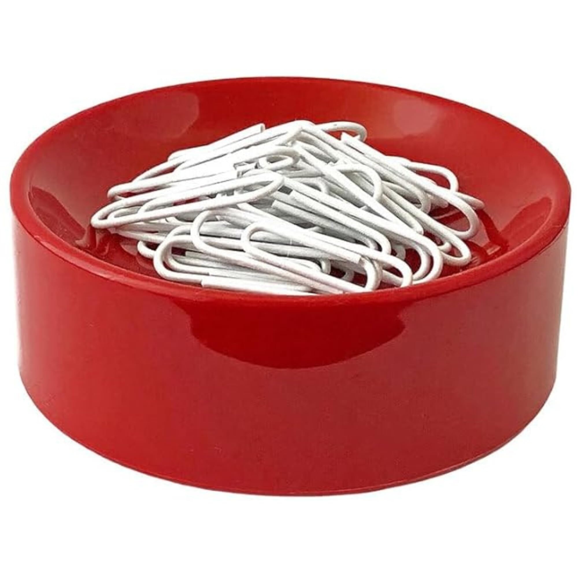 Clipwell Magnetic Paper Clip Holder - Easy Toss & Pick-Up - Holds ...