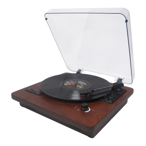 Bluetooth Record Player 3 Speed Turntable with Built-in Speakers ...