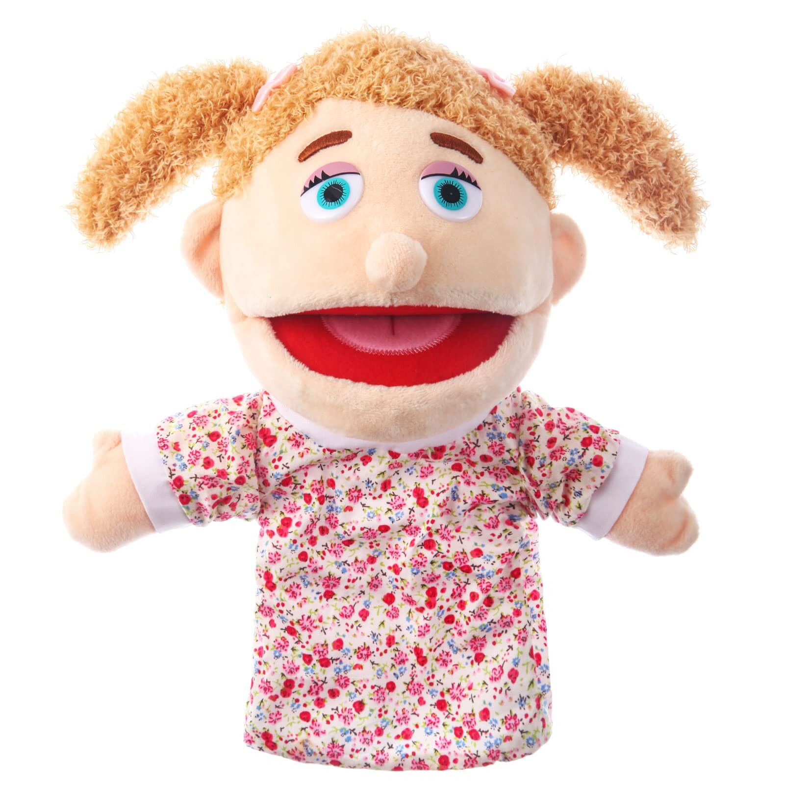 1 Pcs Family Hand Puppets 13 Inch Grandparents Mom & Dad Brother ...