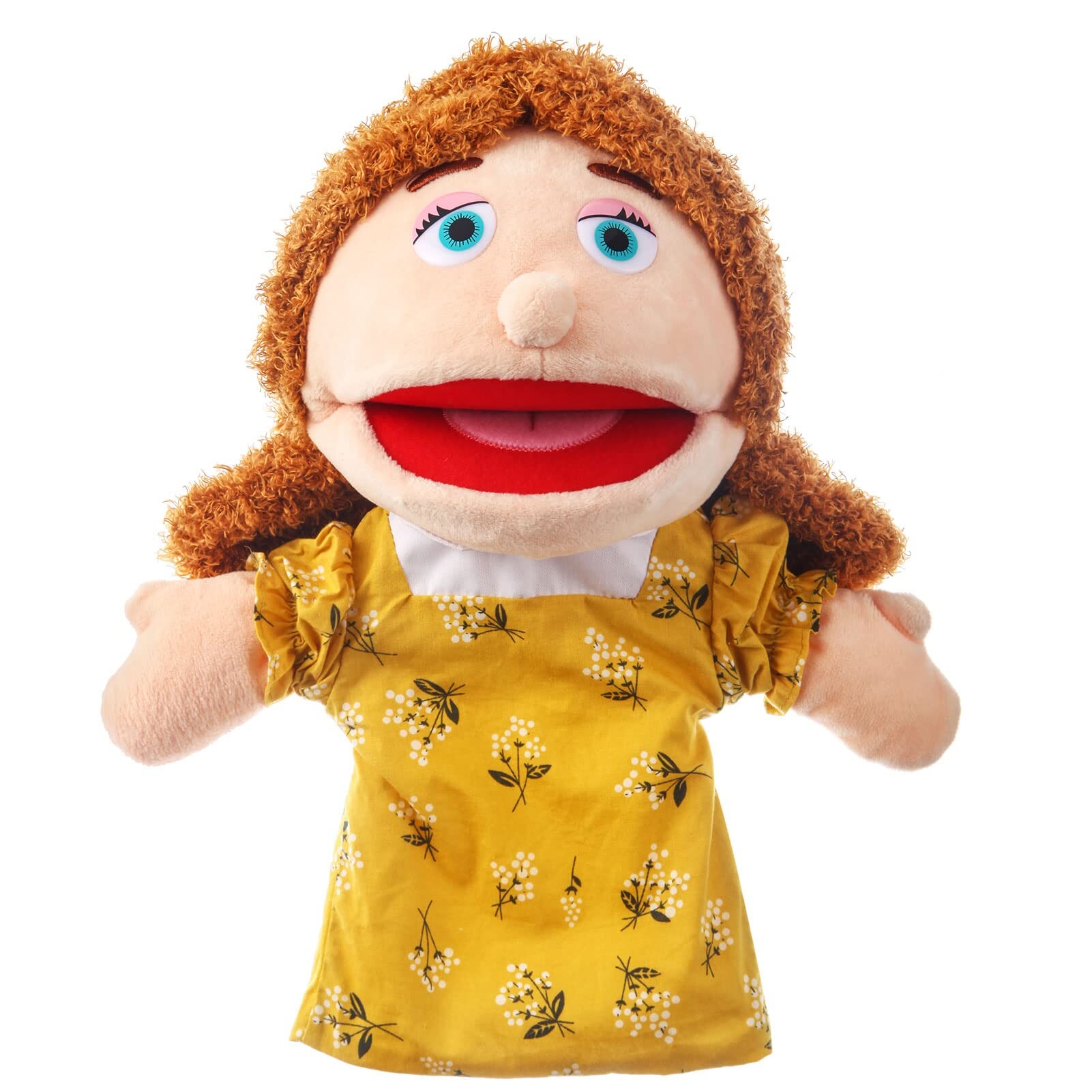 1 Pcs Family Hand Puppets 12 Inch Grandparents Mom & Dad Brother ...