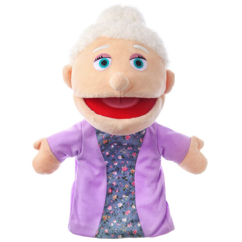 1 Pcs Family Hand Puppets 12 Inch Grandparents Mom & Dad Brother ...