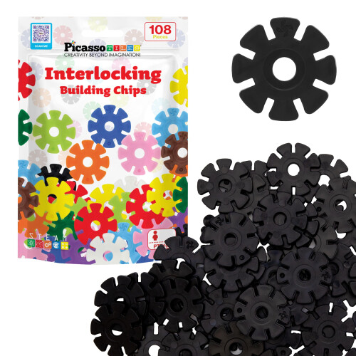 PicassoTiles Building Chip Interlocking Disc Construction Blocks in ...