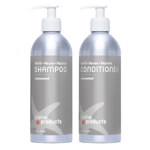 Eco-Friendly Shampoo and Conditioner - Unscented - Sulfate Free 16 oz ...