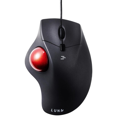 SANWA Wired Ergonomic Trackball Mouse Optical Rollerball Mice ...