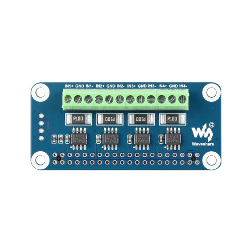 waveshare 4-ch Current/Voltage/Power Monitor HAT for Raspberry Pi with I2C/SMBus Interface on OnBuy