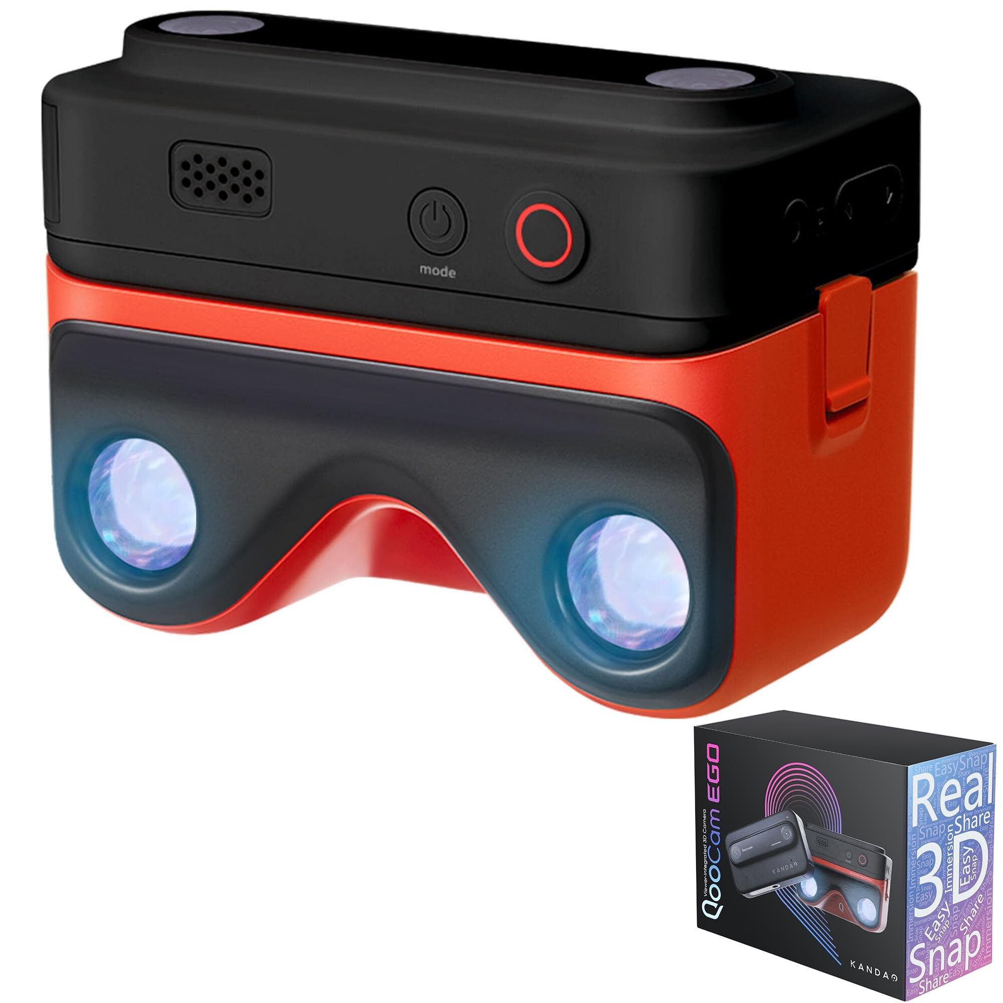 KanDao QooCam EGO 3D Camera - Viewer-Integrated 3D VR Camera 24MP/8K ...