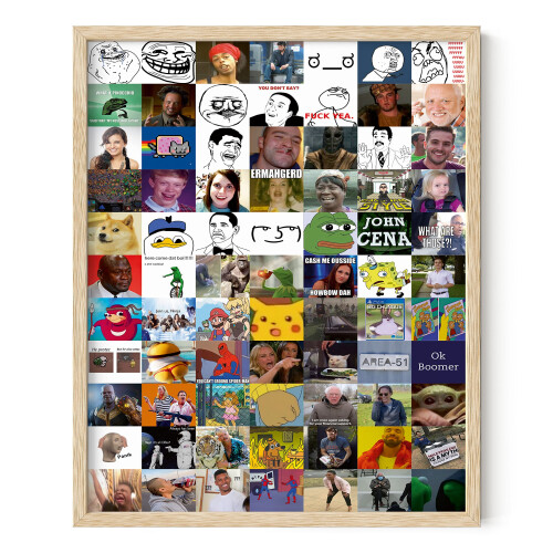 HAUS AND HUES Framed Wall Art Funny Funny Wall Art Dorm Wall Art ...