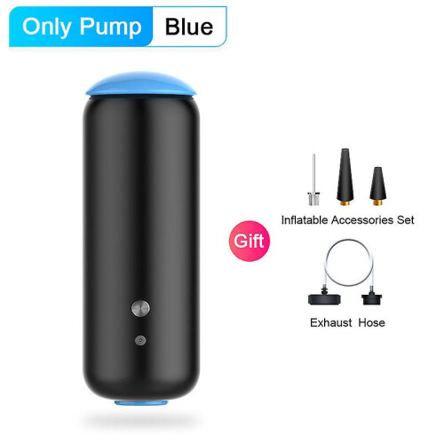 (Blue Power Pump) 2 In 1 Air Vacuum Machine Inflator Compressor Pump ...