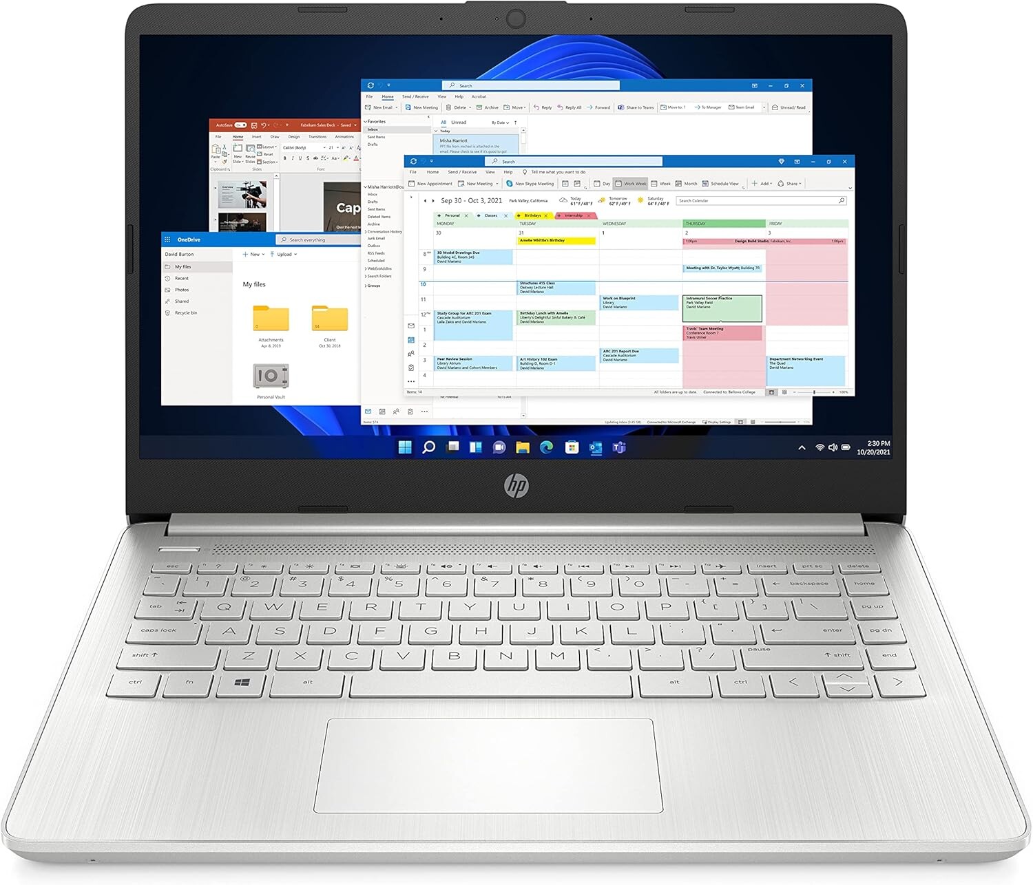 HP 14" Laptop, Intel Core i3-1215U Processor, 8 GB RAM, 256 GB SSD on OnBuy