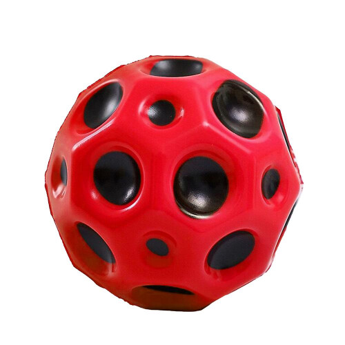 (Red) Extreme High Bouncing Space Balls, Cool Pop Bouncing Space Ball ...