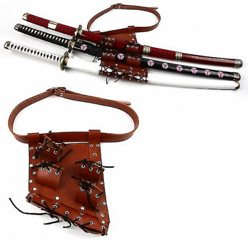 (Brown) Sword Bag Sword Carry Case Waistband Strap For Roronoa Zoro ...