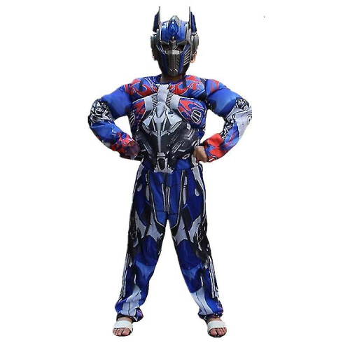 (M(7-9Y)) Kids Optimus Prime Costume Superhero Transformers Jumpsuit ...