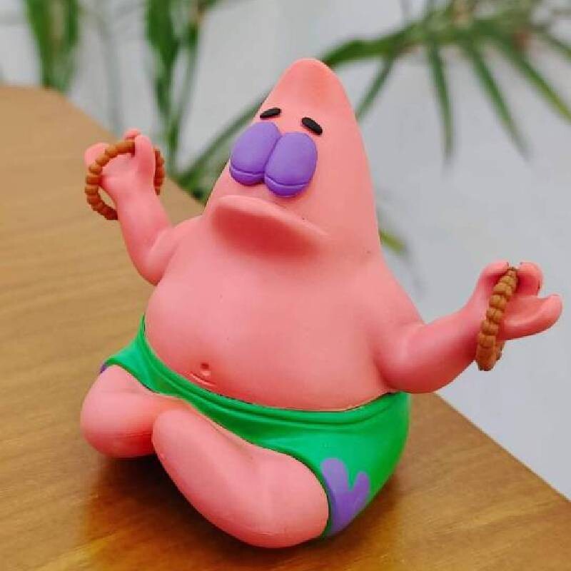 Squarepants Spongebob Patrick Star Take Prayer Beads Garage Kit Cartoon ...