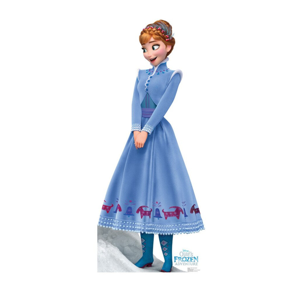 Cardboard People Anna Life Size Cardboard Cutout Standup - Olaf's ...