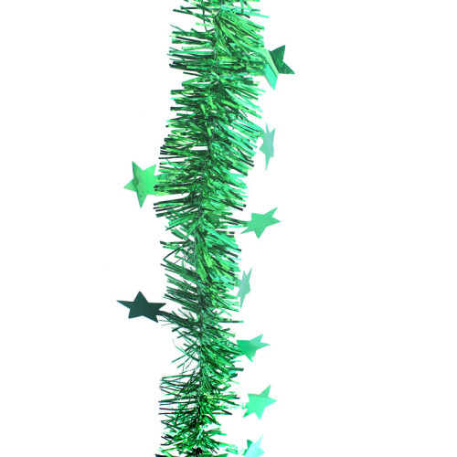 (Green Star) Plastic 2m Beautiful Star Streamers In Diverse Colors For ...