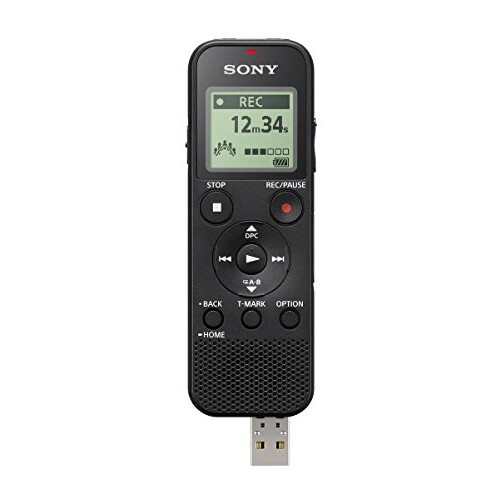 Sony ICD-PX370 Mono Digital Voice Recorder with Built-In USB Voice Rec ...