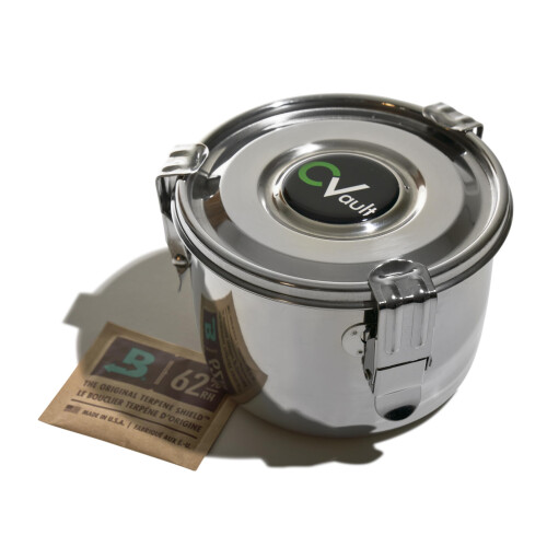 CVault Humidity Control Airtight Stash Container by - Size: Large (2-8 ...