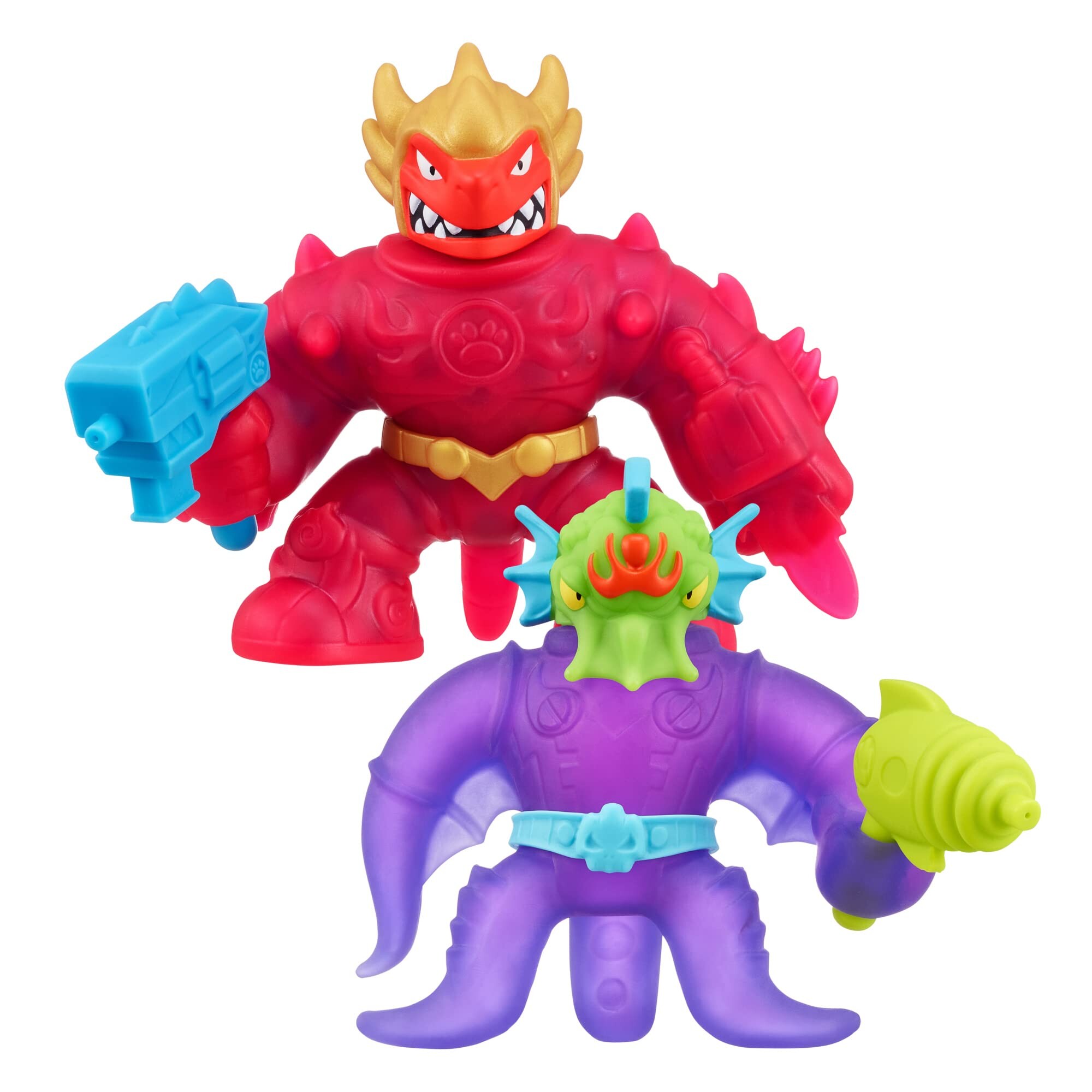 Heroes of Goo Jit Zu Galaxy Hero 2 Pack. Blazagon and Orbitox with All ...