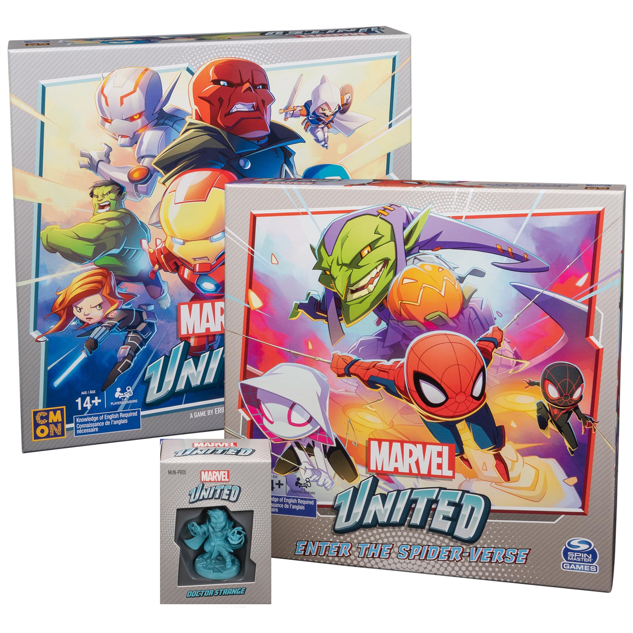 Marvel United Superhero Card Strategy Board Game Comic Bundle with Sp ...
