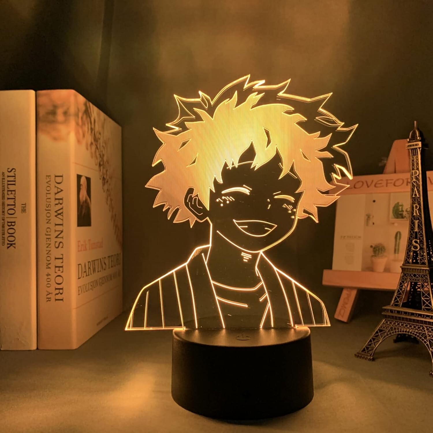3D Led Illusion Lamp Night Light Izuku Midoriya Deku 3D Lamp Anime My ...