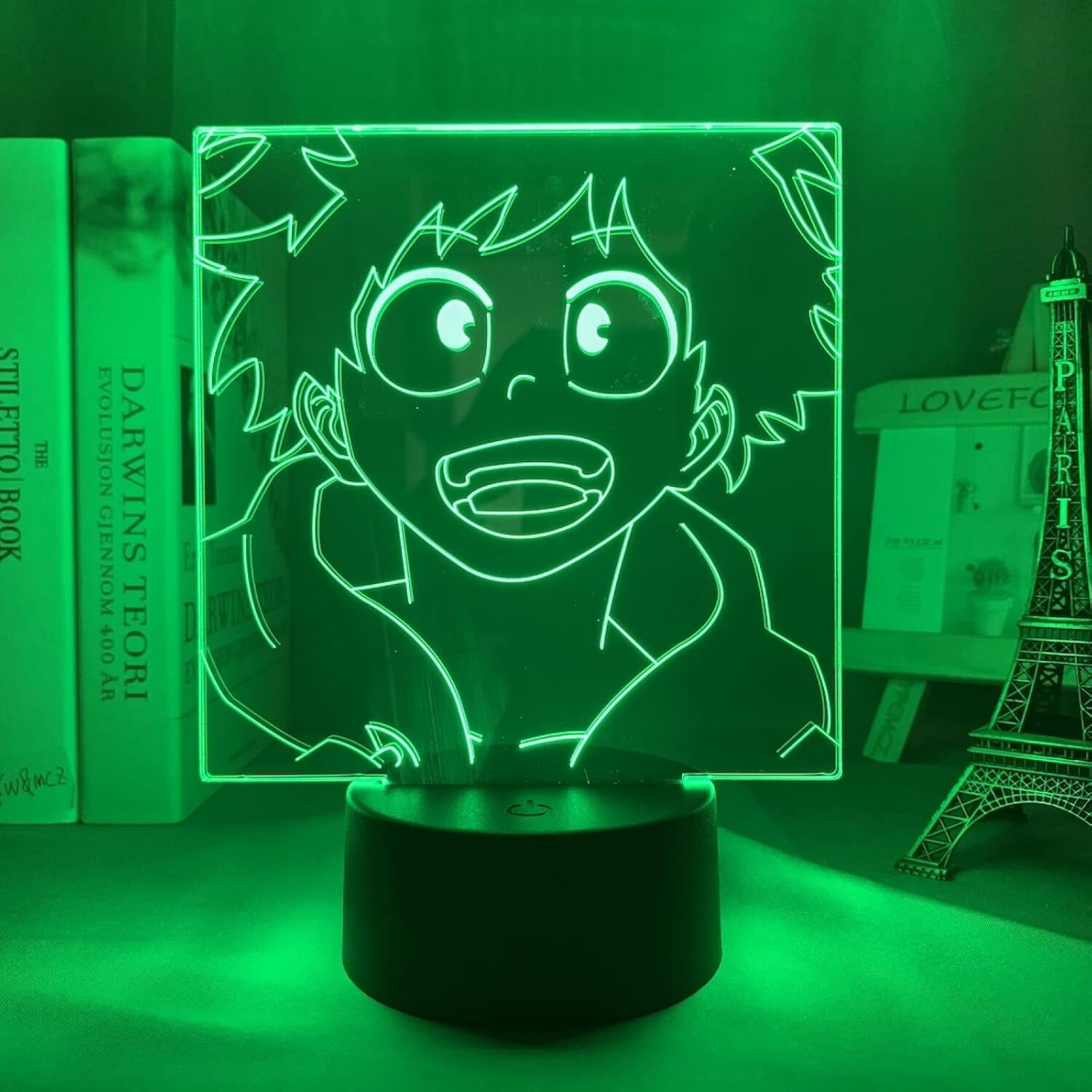 3D led Lamp 3D Night Light Izuku Midoriya Deku 3D Lamp Anime My Hero ...