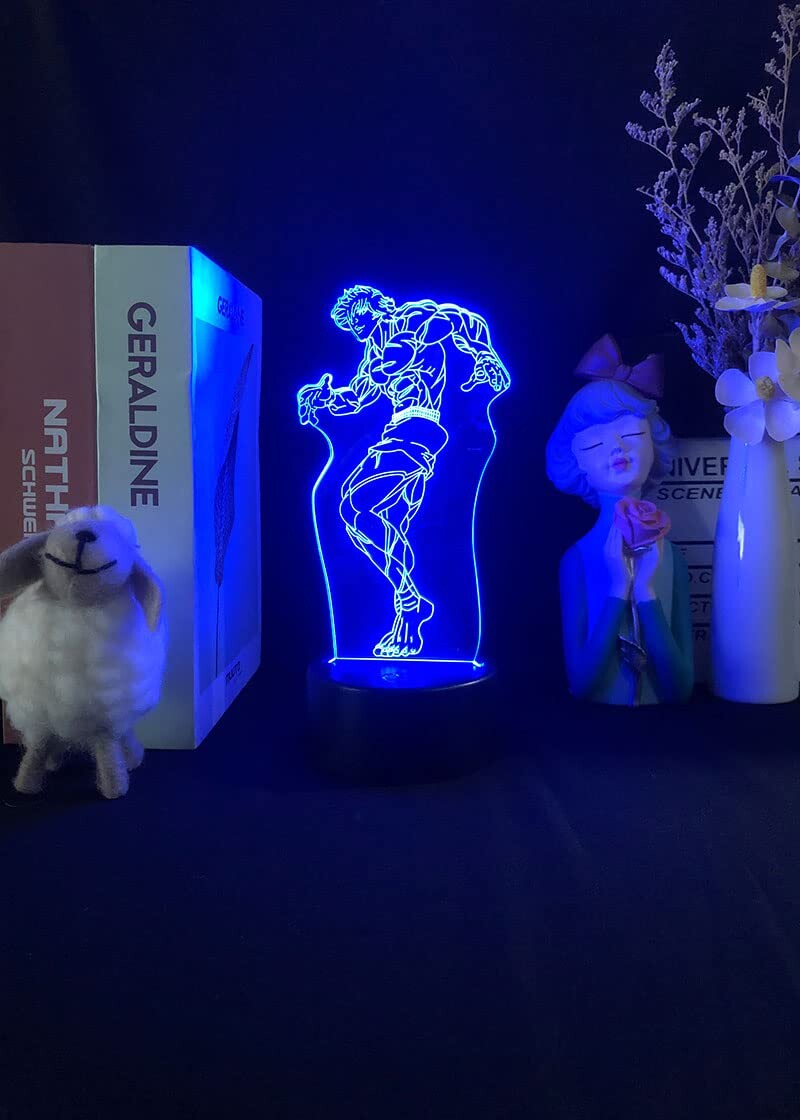 Anime 3D LED Light Night Club Atmosphere Decor Baki The Grappler Baki ...