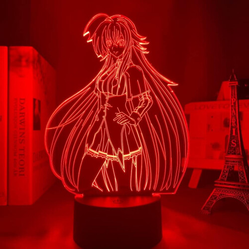 Anime LED Light High School DxD Rias Gremory for Bedroom Decor Night ...