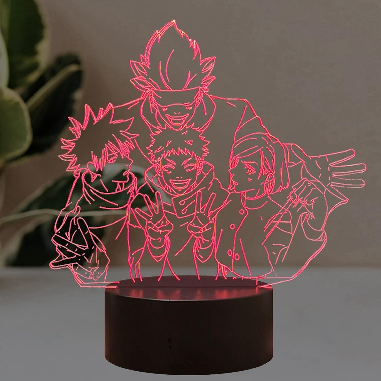 Anime Gojo Satoru 3D Night Light, Yuji Itadori LED Desk Lamp, Manga ...