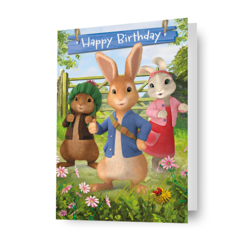 Peter Rabbit 'Happy Birthday' Card on OnBuy