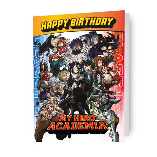 My Hero Academia 'Happy Birthday' Card on OnBuy