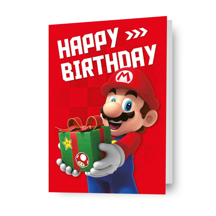 Super Mario 'Happy Birthday' Card on OnBuy
