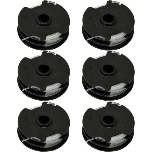 Set of 6 Replacement Spools for Parkside Prta 20 Li C3 Cordless Brush Cutter Ian351753[u5318] on ...