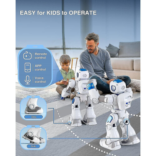Smart Robots For Kids, Large Programmable Interactive Rc Robot With ...