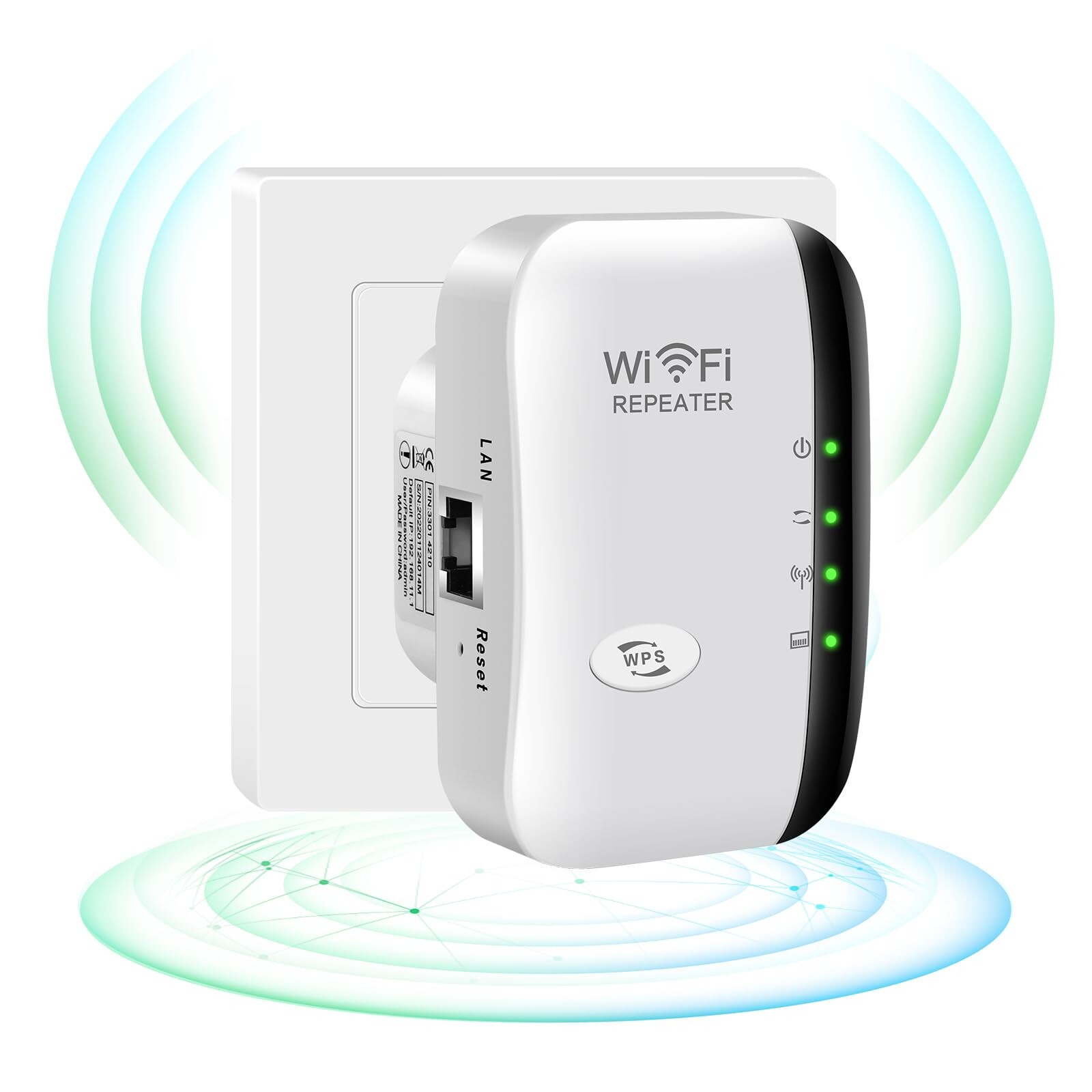 WiFi Extender, 2023 Newest WiFi Repeater and Signal Can Cover up to ...