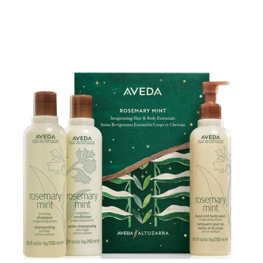 Aveda - Rosemary Mint Invigorating Essentials Gift Set (Shampoo 250ml ...