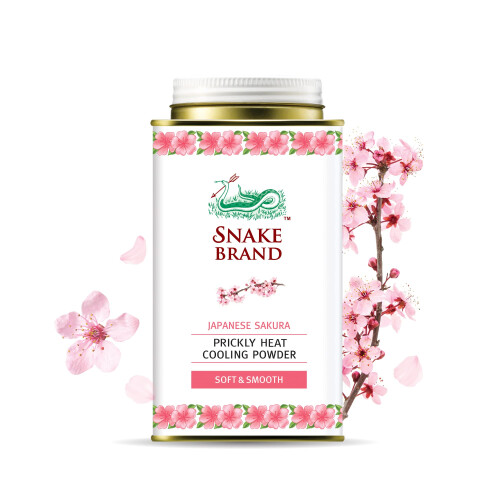 Snake Brand Prickly Heat Cooling Powder for Everyday Use AntiChafing ...