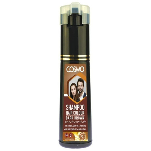 COSMO Dark Brown VIP Hair Colour Shampoo Nourish & Color in One Step ...