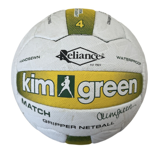 Kim Green Match Gripper Netball Hand Sewn Waterproof Net Ball Official ...
