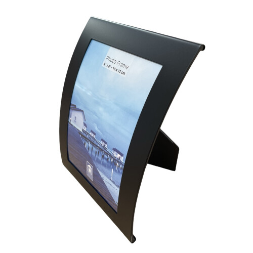 Curve Picture Photo Frame Curved Aluminium Portrait 10cm x 15cm (4"x6 ...
